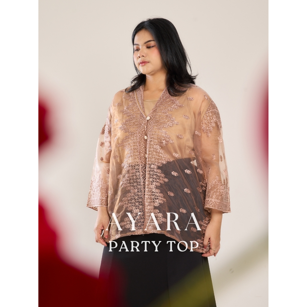Jual Xtramiles - Ayara Kebaya Party Top 6 Colors | Atasan Kebaya Modern ...