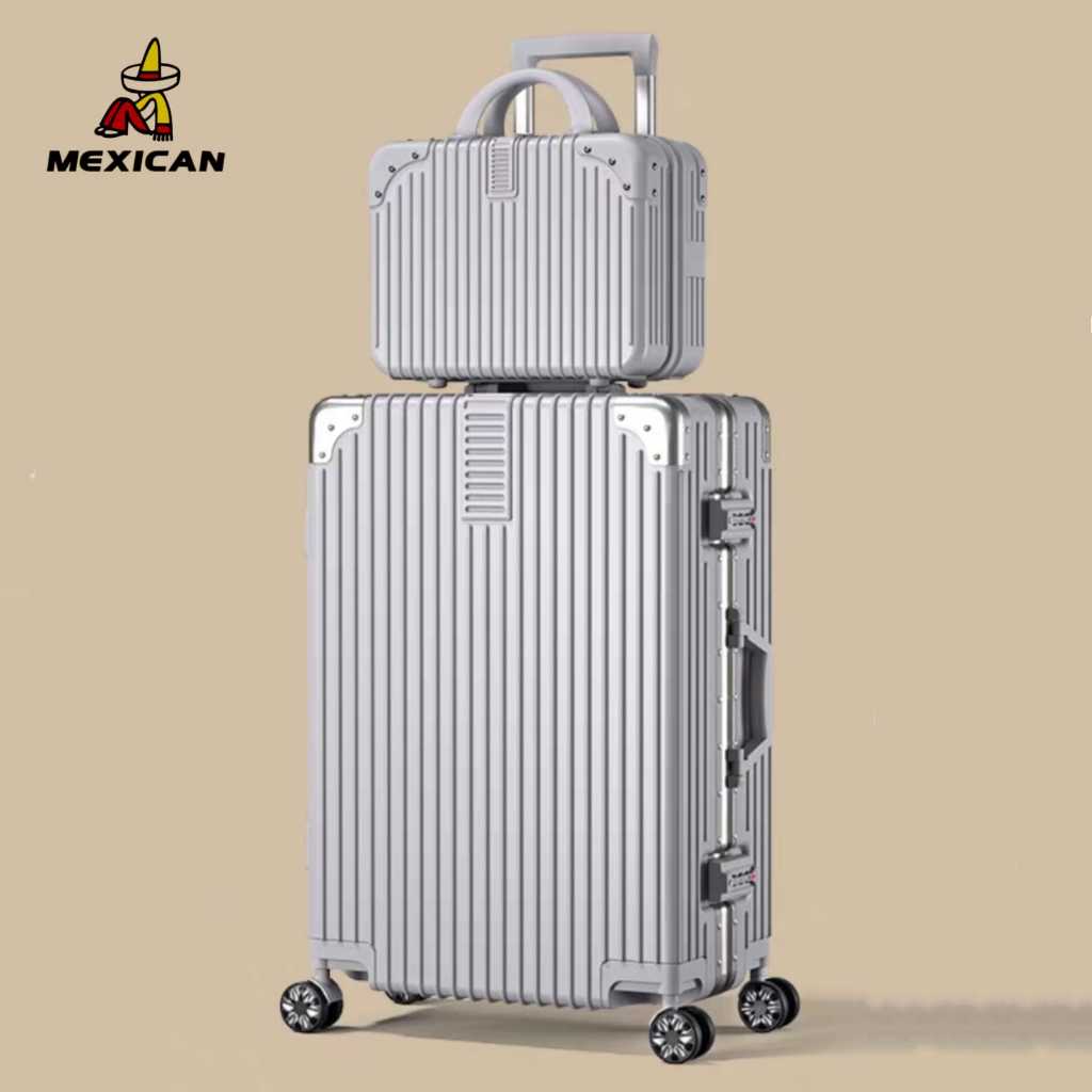 Jual Mexican koper kabin Seri Asli Bagasi Ukuran 20"24 Kunci TSA Bagasi ...