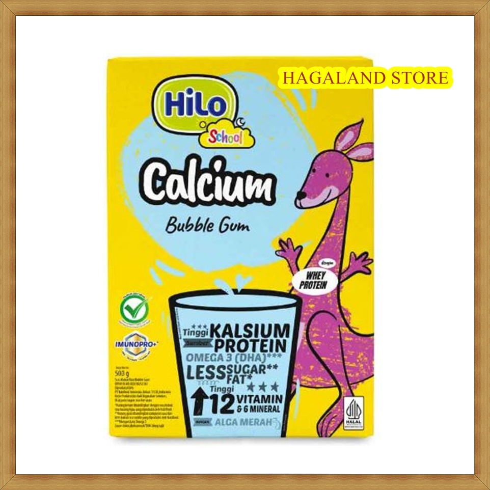 Jual Hilo School Calcium Bubble Gum 500 gram | Hi Lo School BubbleGum ...