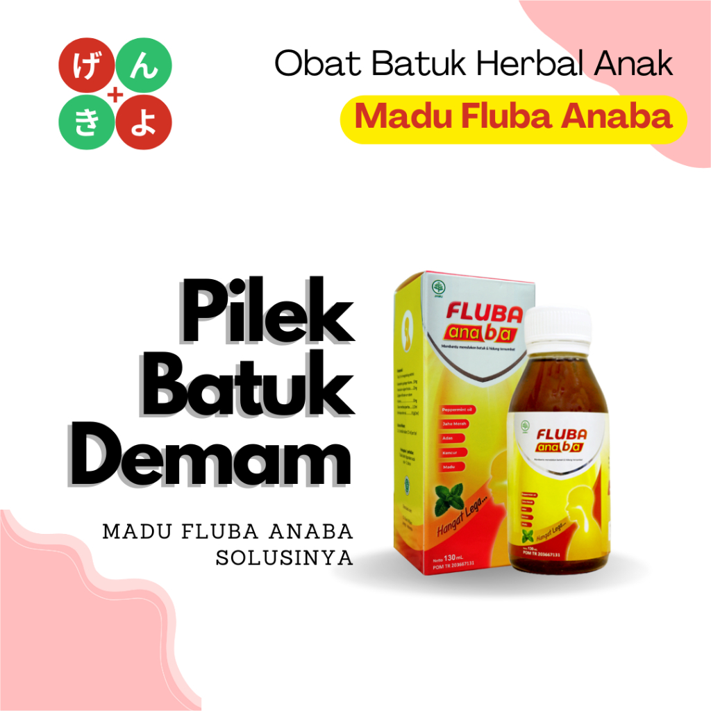Jual MADU FLUBA ANABA ORIGINAL - OBAT BATUK HERBAL & PILEK ANAK TANPA ...