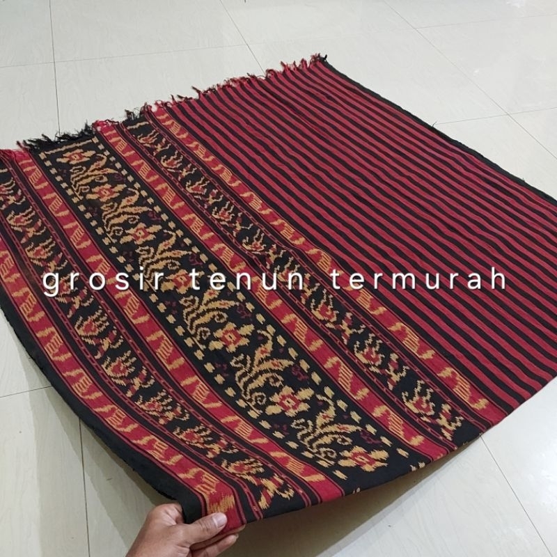Jual kain tenun jepara lurik merah / tenun lasem / kain tenun lasem ...