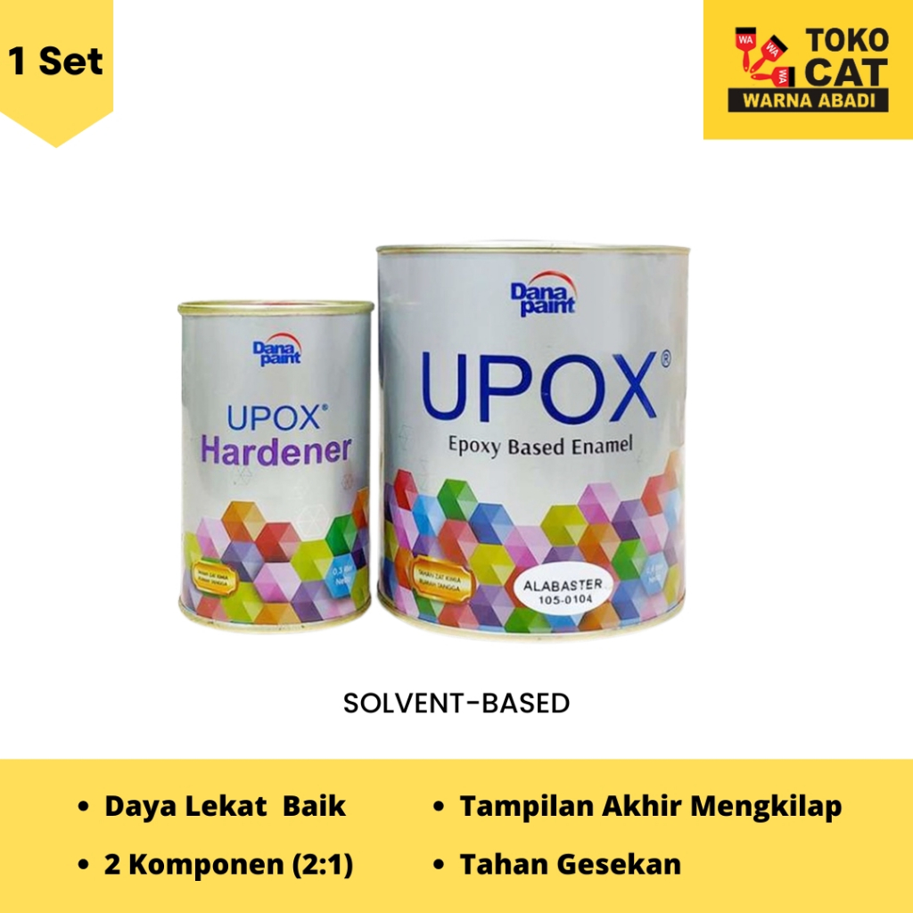 Jual CAT LANTAI DANAPAINT UPOX 1 SET + HARDENER | Shopee Indonesia