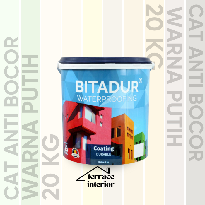 Jual Cat Pelapis Anti Bocor Bital Asia Bitadur Warna Putih 20 KG ...