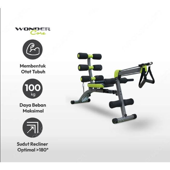 Jual Wonder Core dua Alat Fitness Sit Up Exerciser | Shopee Indonesia