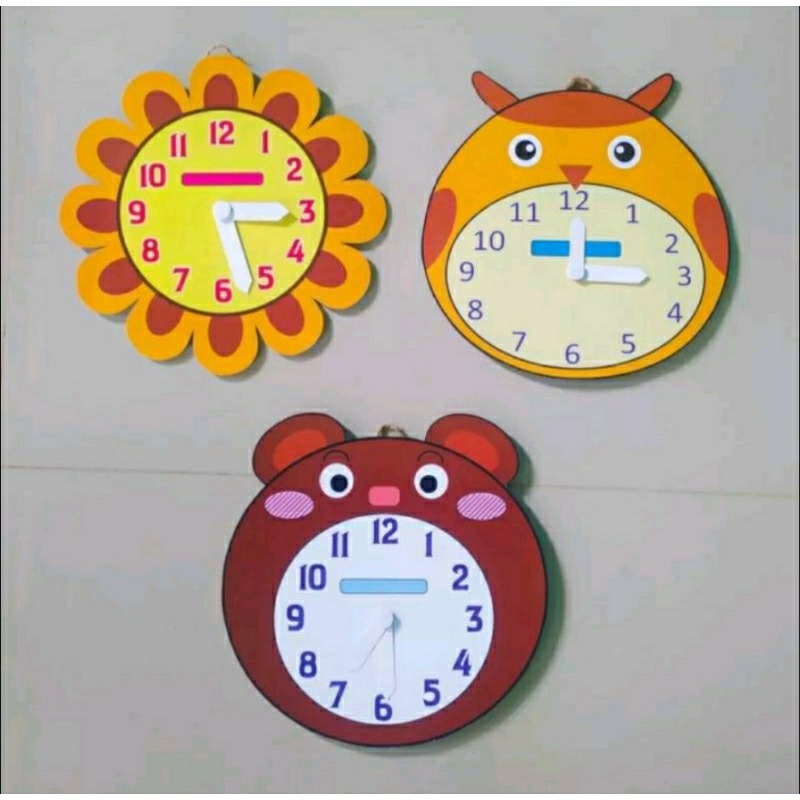 Jual JAM KARDUS BUAT TUGAS SEKOLAH ATAU BELAJAR DI RUMAH | Shopee Indonesia