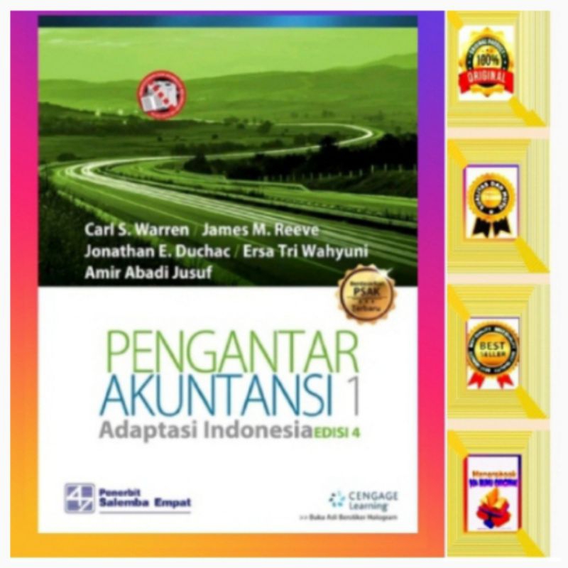 Jual Pengantar Akuntansi Adaptasi Indonesia Edisi 4 Buku 1 - Warren Reeve | Shopee Indonesia
