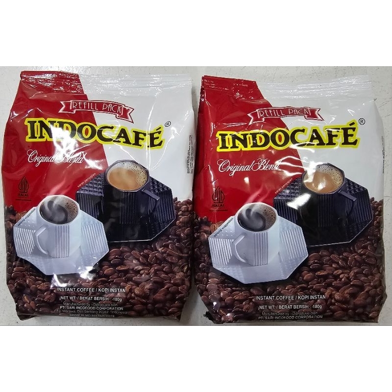 Jual Indocafe Original Blend 180g Refill Pack | Shopee Indonesia