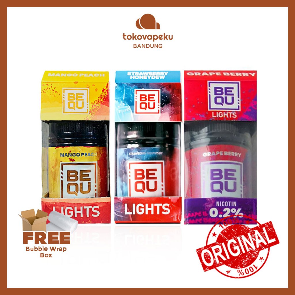 Jual BEQU LIGHTS FREEBASE SERIES 3MG BEQU LIGHTS SERIES 60ML ORIGINAL ...