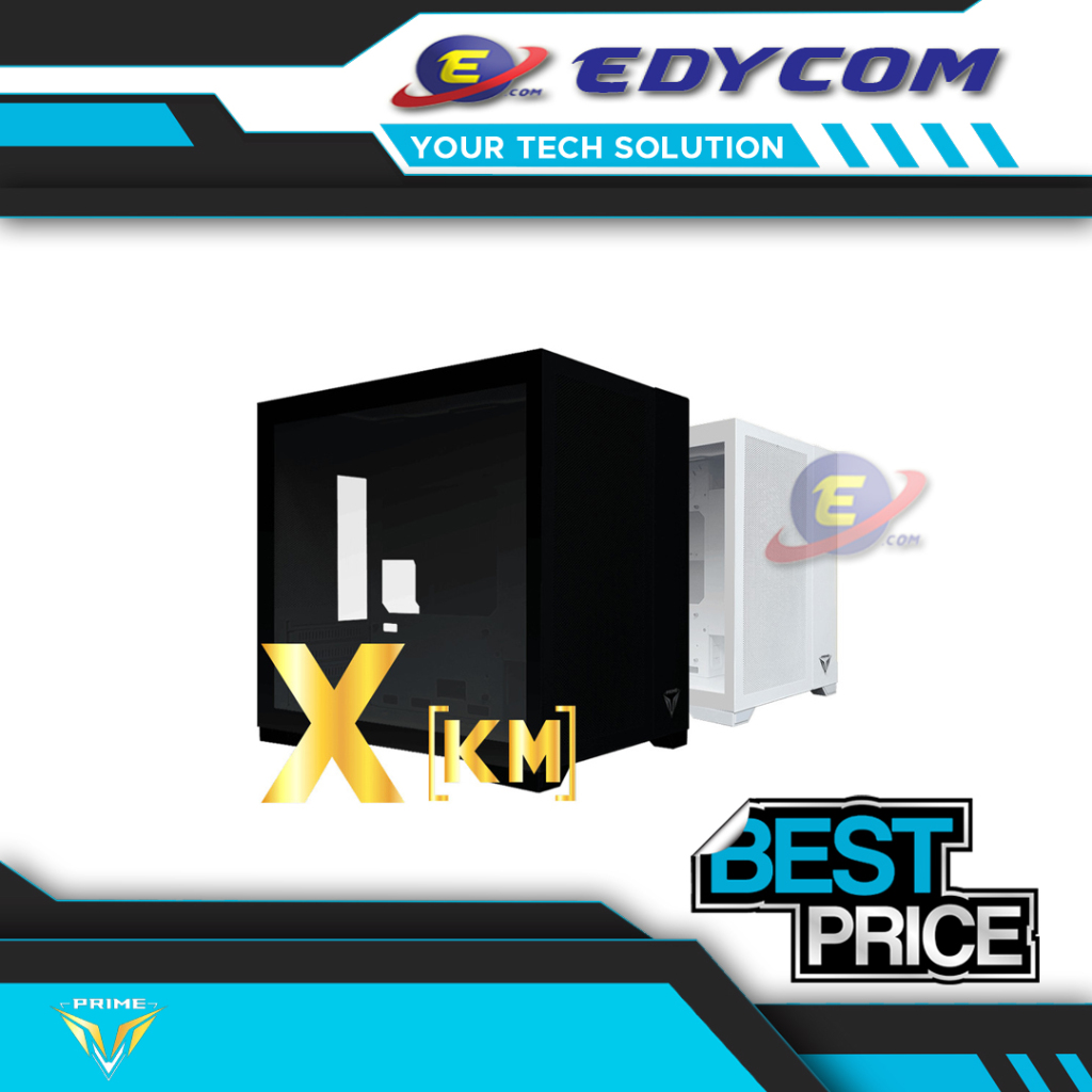 Jual PRIME X-[KM] METAL - mATX Premium Gaming Case | Shopee Indonesia