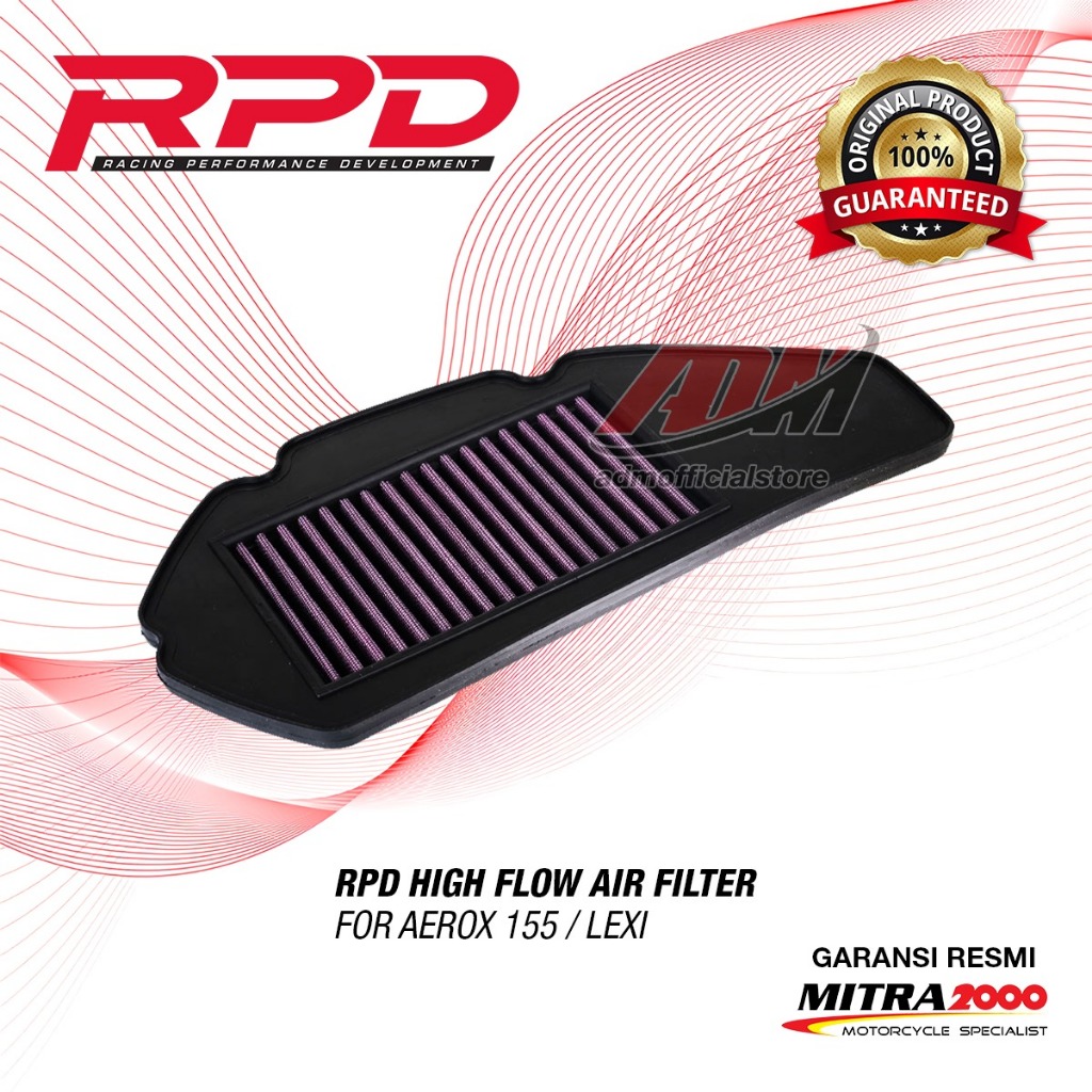 Jual RPD Air Filter Aerox 155 / Lexi 125 (High Flow) | Shopee Indonesia
