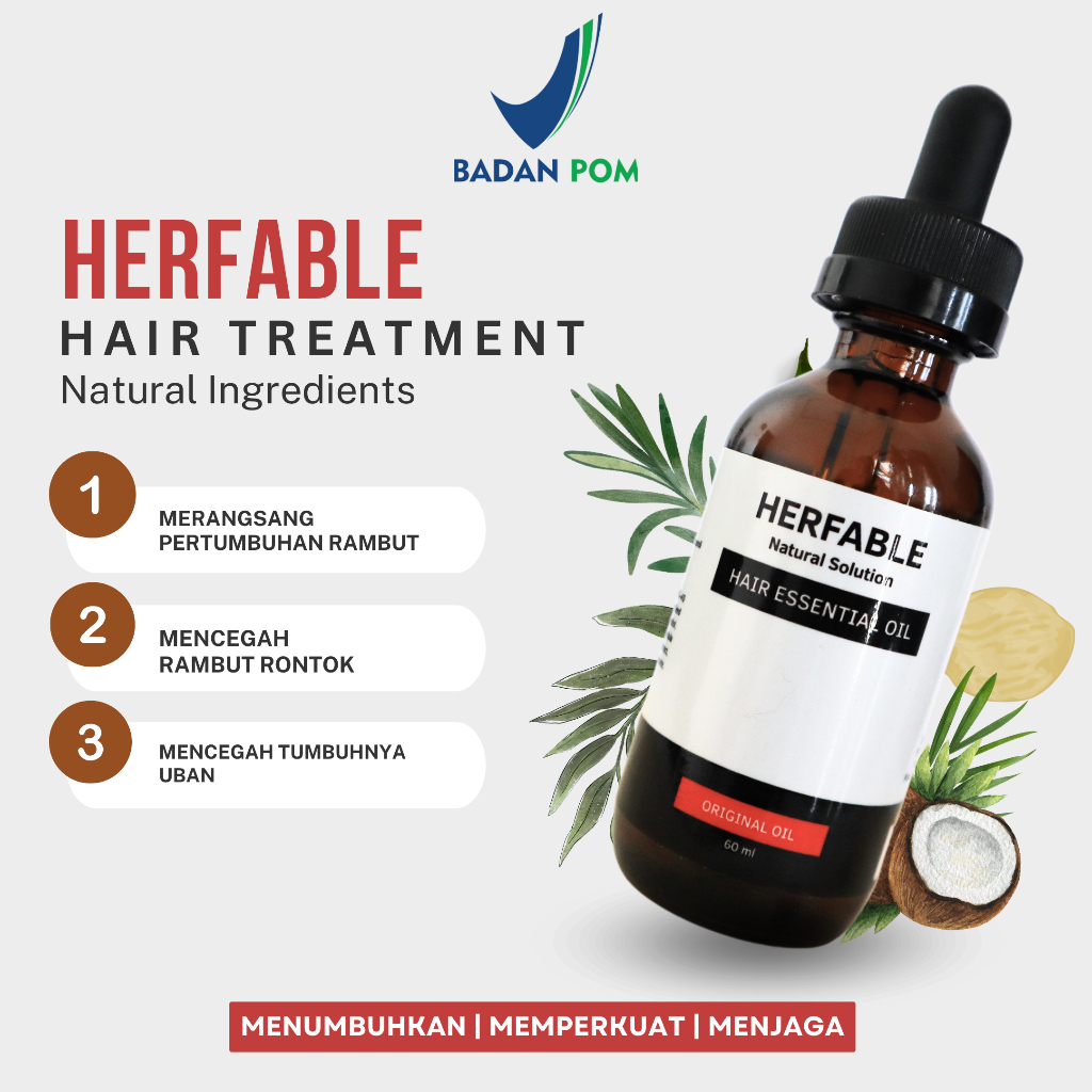 Jual Herfable Hair Treatment - Penumbuh Rambut | Shopee Indonesia