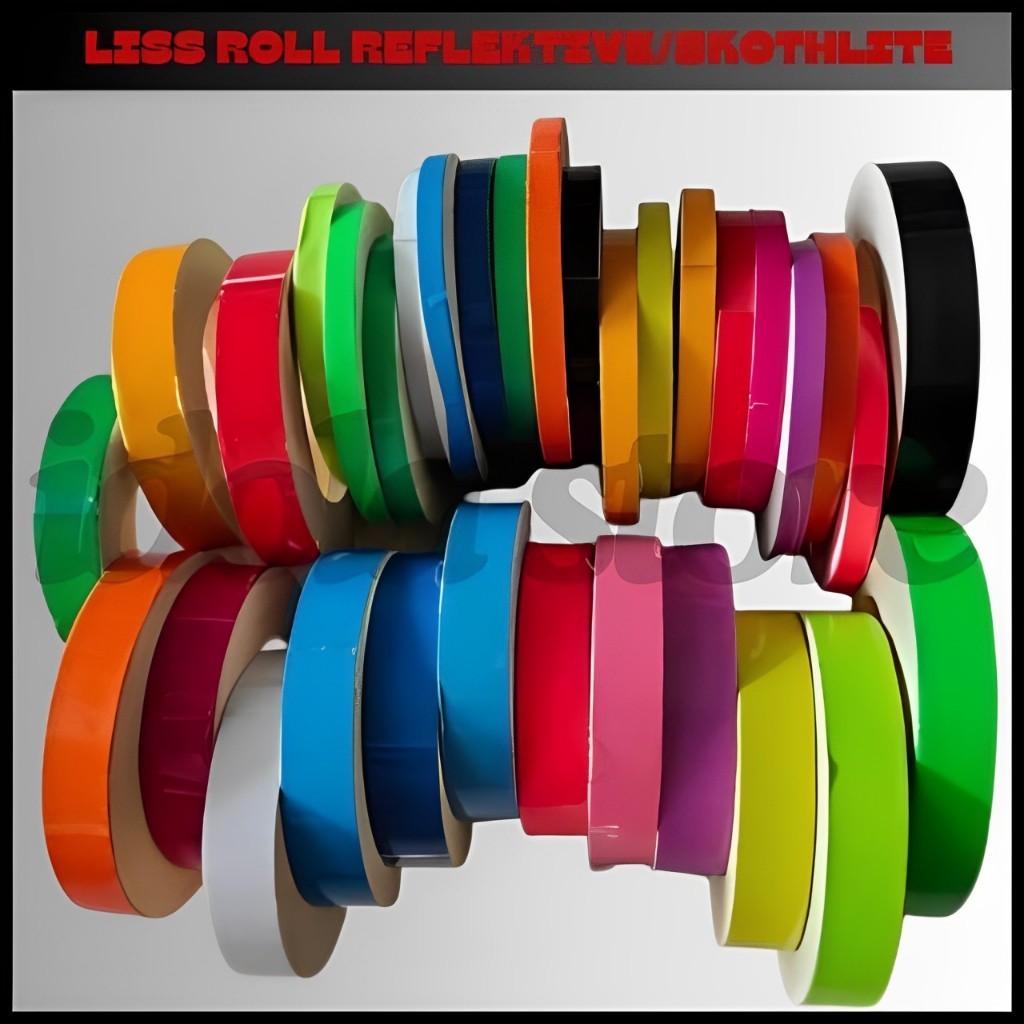 Jual Sticker Stiker Sticker List Velg Roll Gulung Motor Mobil variasi ...