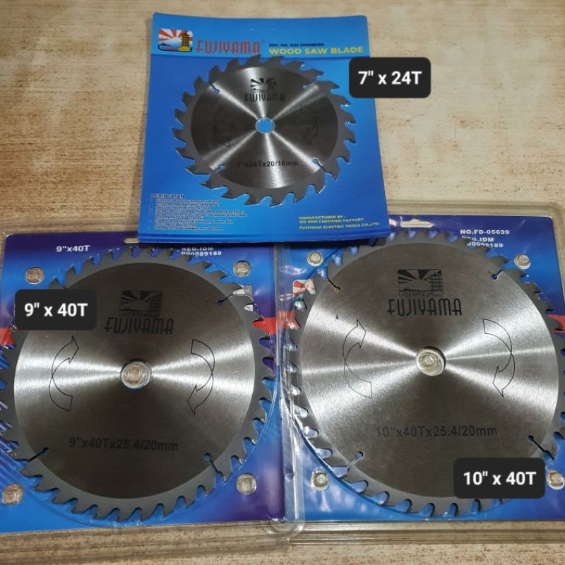 Jual MATA POTONG CIRCULAR SAW 7 9 10 INCH | MATA GERGAJI KAYU FUJIYAMA | Shopee Indonesia