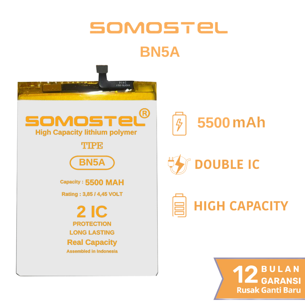 Jual Somostel - BN5A Redmi 10 4G 2022 / Redmi Note 10 5G / Poco M3 Pro ...