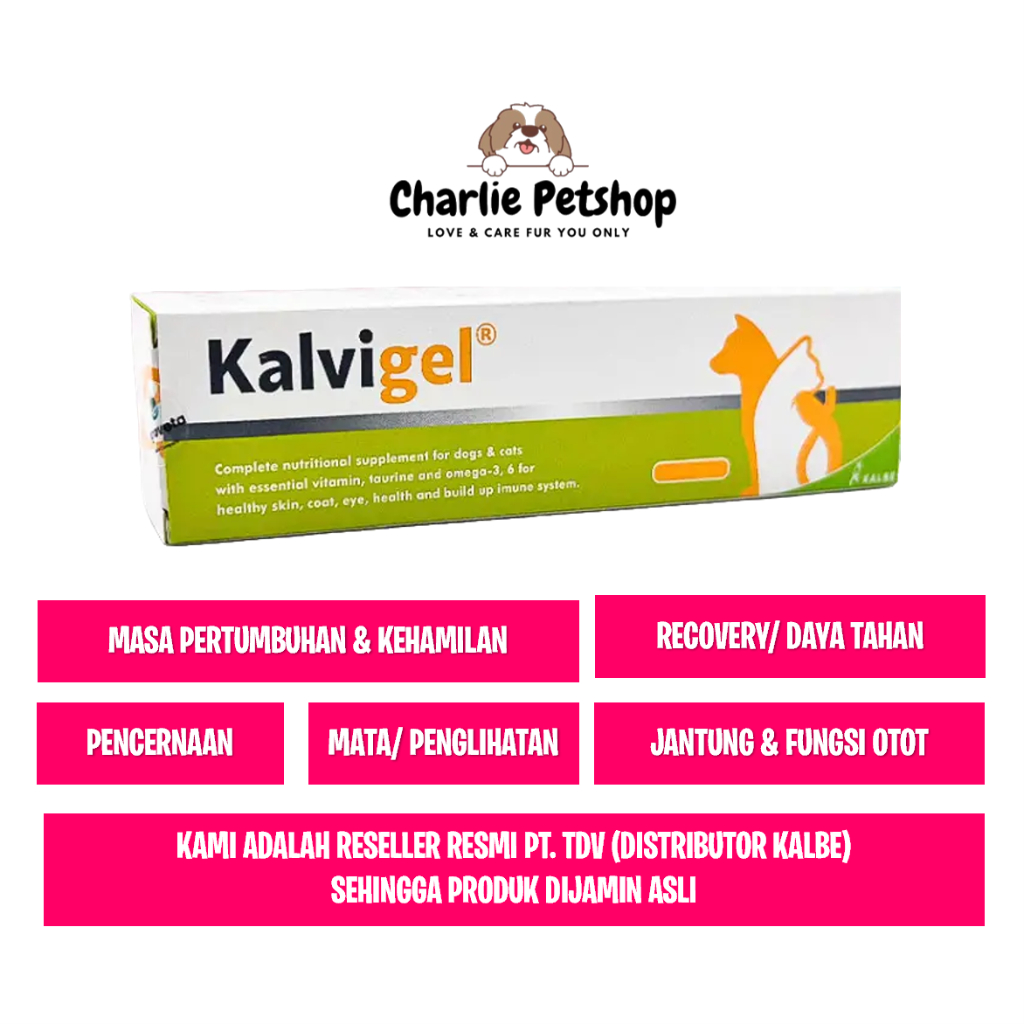 Jual Kalvigel 60 Gram Multivitamin Anjing Kucing | Shopee Indonesia