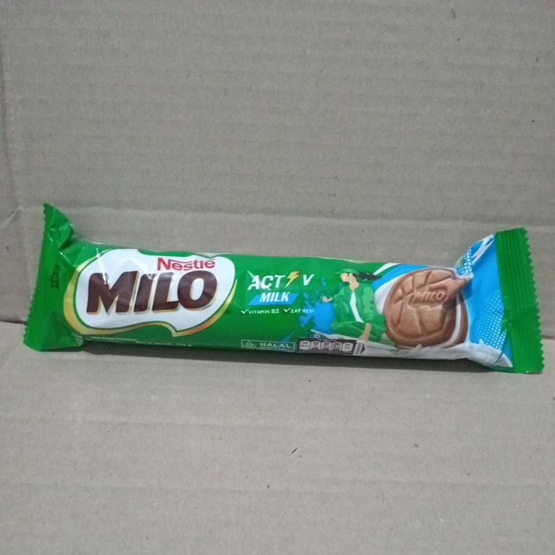 Jual Milo Biskuit Sandwich dengan Krim Susu 104g | Shopee Indonesia