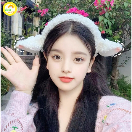 Jual Fluffy Headband/Bando Korea Domba/Headband Cinnamoroll/Bandana ...