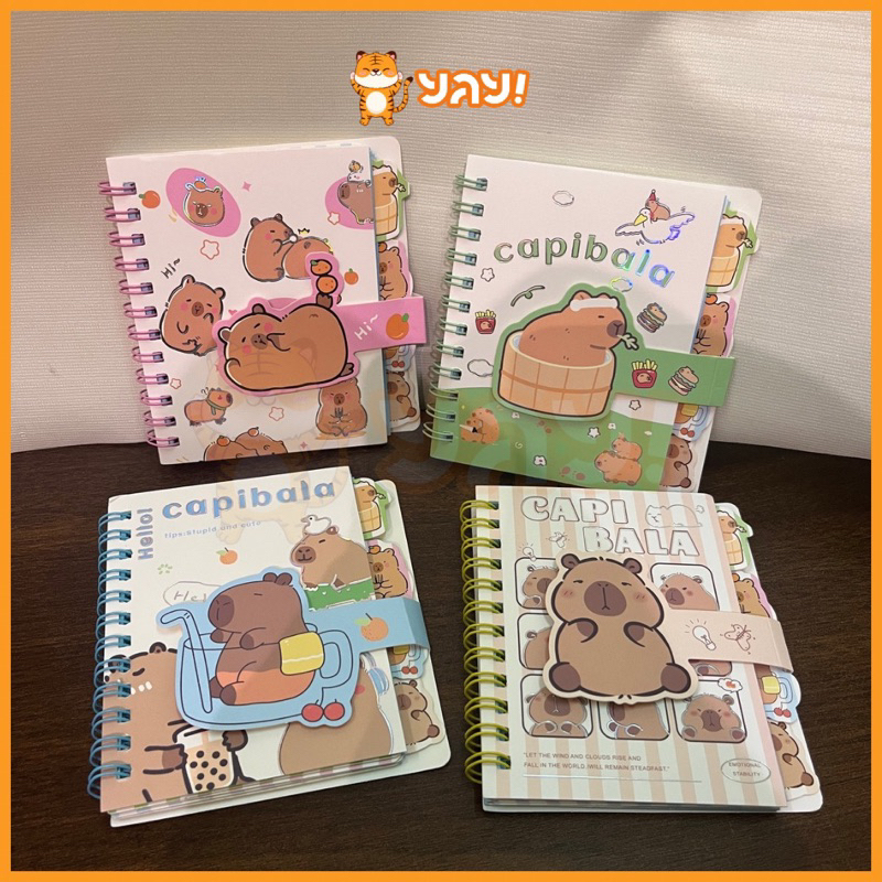Jual YAY! NOTEBOOK SPIRAL KUROMI CAPYBARA SEKAT XQ-6411 / NOTEBOOK MINI ...