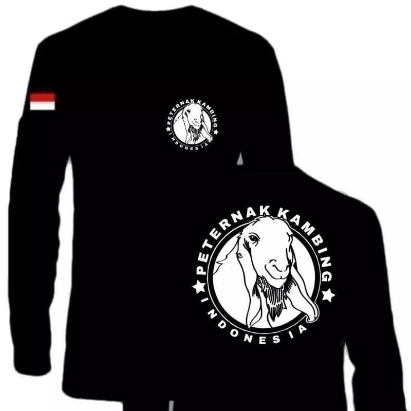 Jual KAOS PETERNAK KAMBING INDONESIA LENGAN PANJANG SILUET PUTIH ... Jual KAOS PETERNAK KAMBING INDONESIA LENGAN PANJANG SILUET PUTIH ...