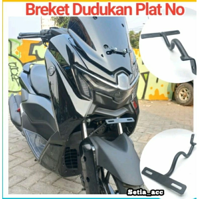 Jual breket dudukan plat no nmax turbo tempat plat no nmax turbo neo s | Shopee Indonesia