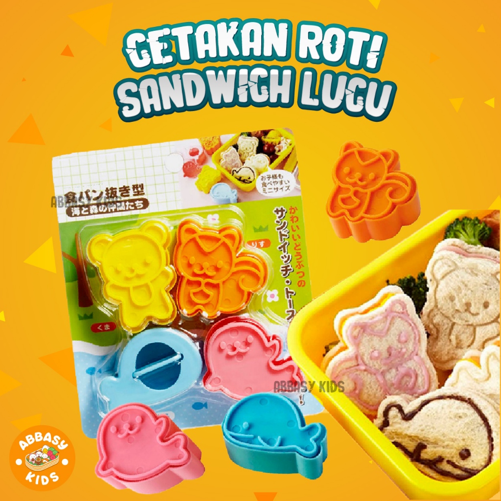 Jual BREAD MOLD | CETAKAN ROTI SANDWICH ANIMAL SET | Shopee Indonesia
