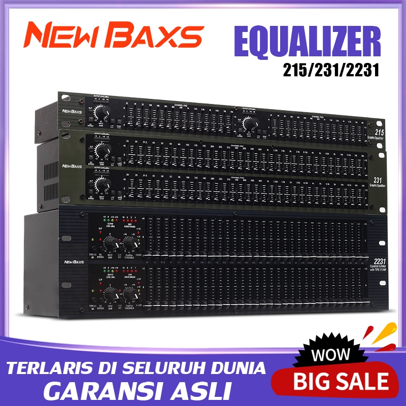 Jual NEW BAXS Equalizer 215/231/2231 Penyesuaian EQ 37-band 2-lapisan bass tinggi-menengah ...