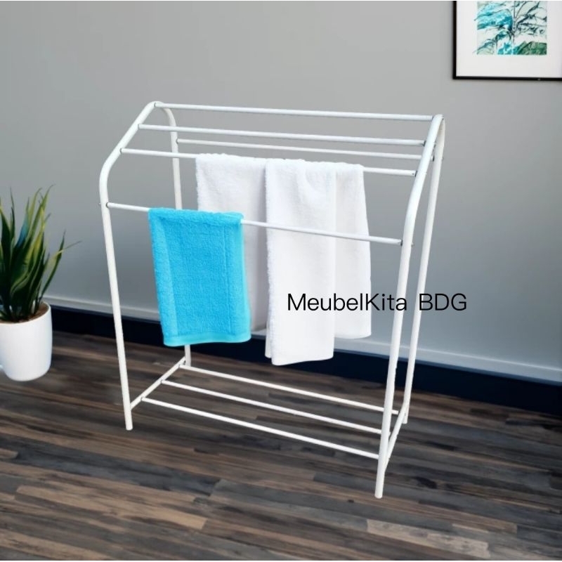 Jual Rak Handuk Besi Rocky Rak Handuk Rak Jemuran Baju Rak Serbaguna ...