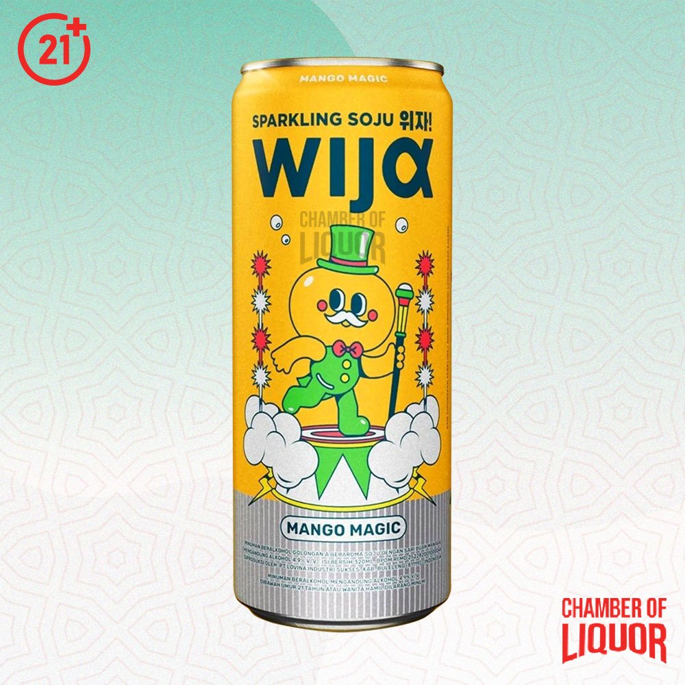 Jual WIJA Sparkling Soju Mango Magic Can 320ml | Shopee Indonesia