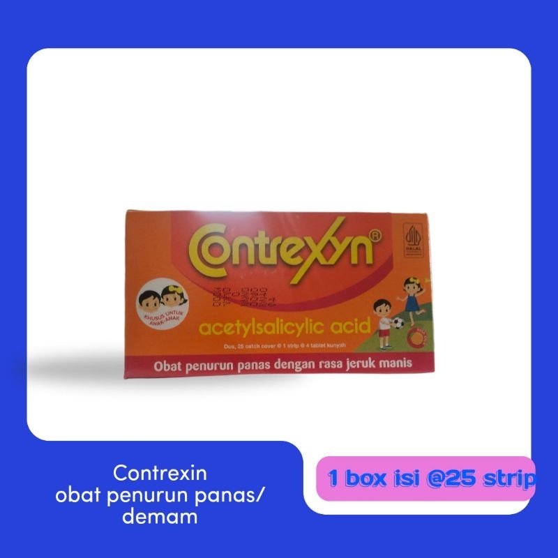 Jual (Per box)Contrexin tablet 1box isi @25 strip | Shopee Indonesia