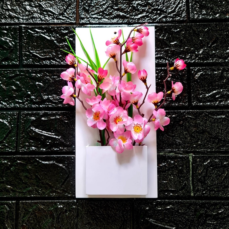 Jual Pusat Jual Bunga Sakura Vas Tempel Tanaman Hias Dinding Tembok ...