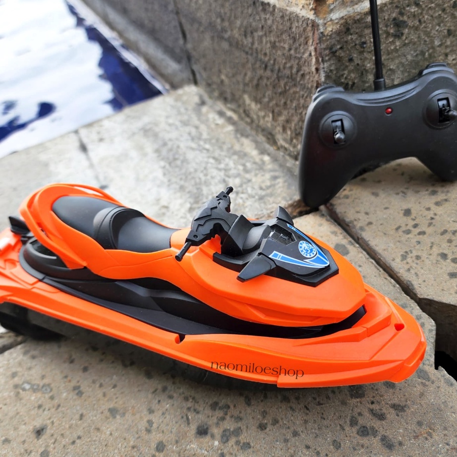 Jual ORIGINAL Rc JET SKI mainan remote Control kapal motor Boat Kapal ...
