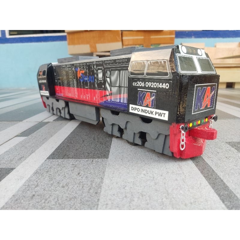 Jual miniatur kereta api kayu cc206 black | Shopee Indonesia