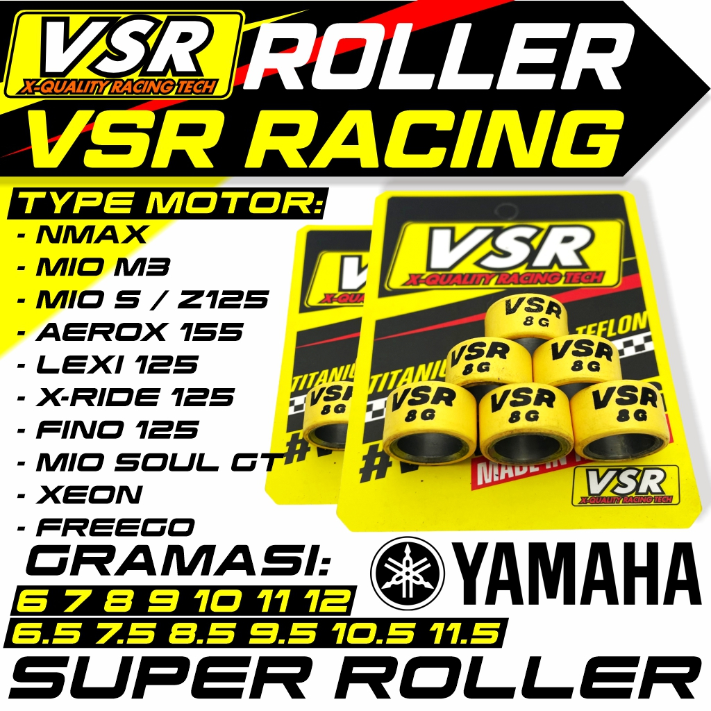 Jual Roller Nmax Old Roller Mio Sporty Aerox Super Roller VSR Racing ...