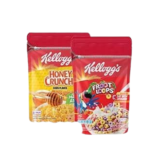 Jual KELLOGG`S SEREAL FROOT LOOPS / HONEY CRUNCH CORN FLAKES CEREAL ...