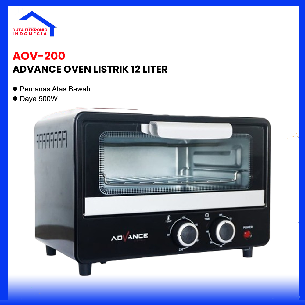 Jual Advance Oven Listrik Electric AOV-200 Low Watt Api Atas dan Bawah ...