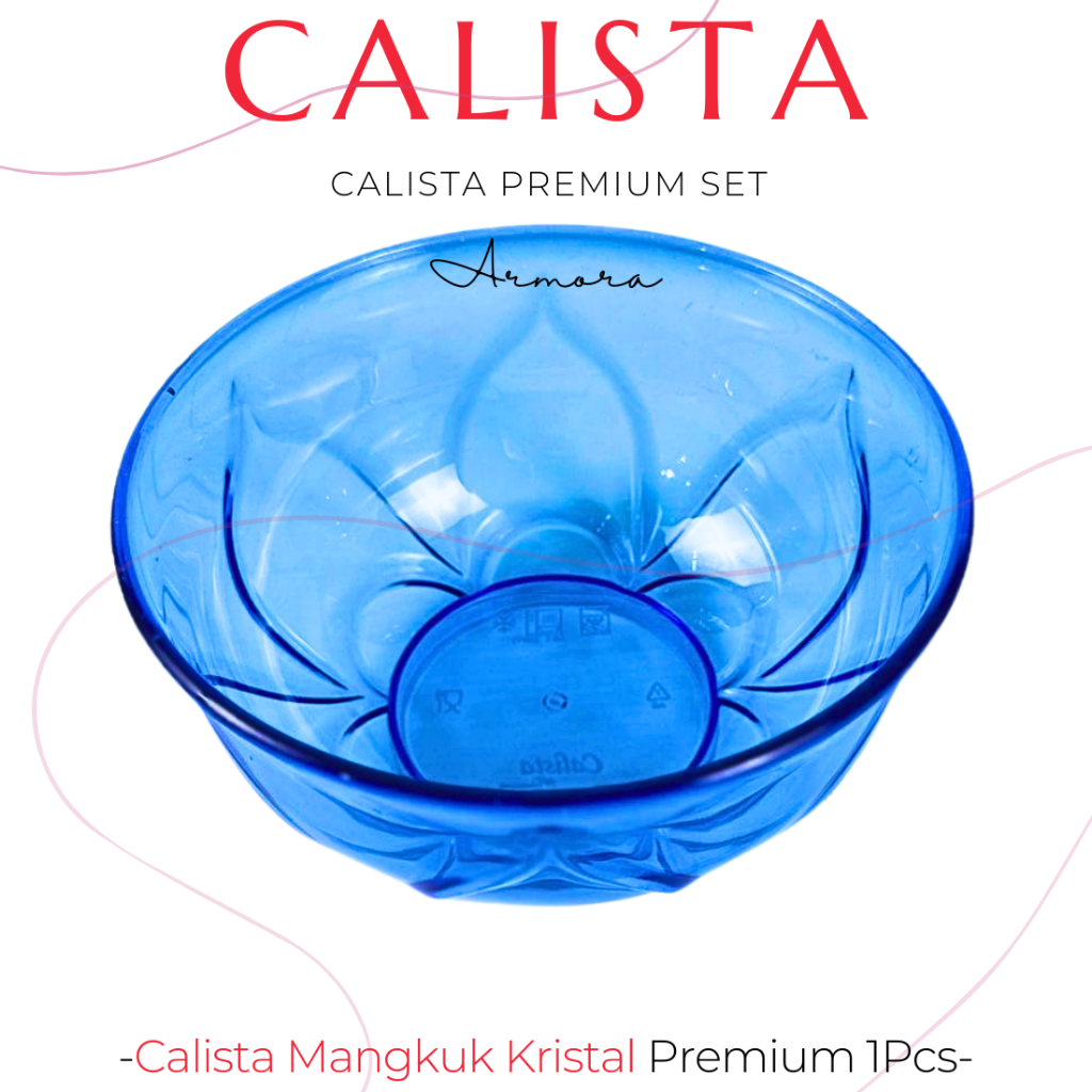 Jual [ CALISTA ] MANGKOK AESTHETIC CALISTA CRISTAL PREMIUM BESAR ISI ...