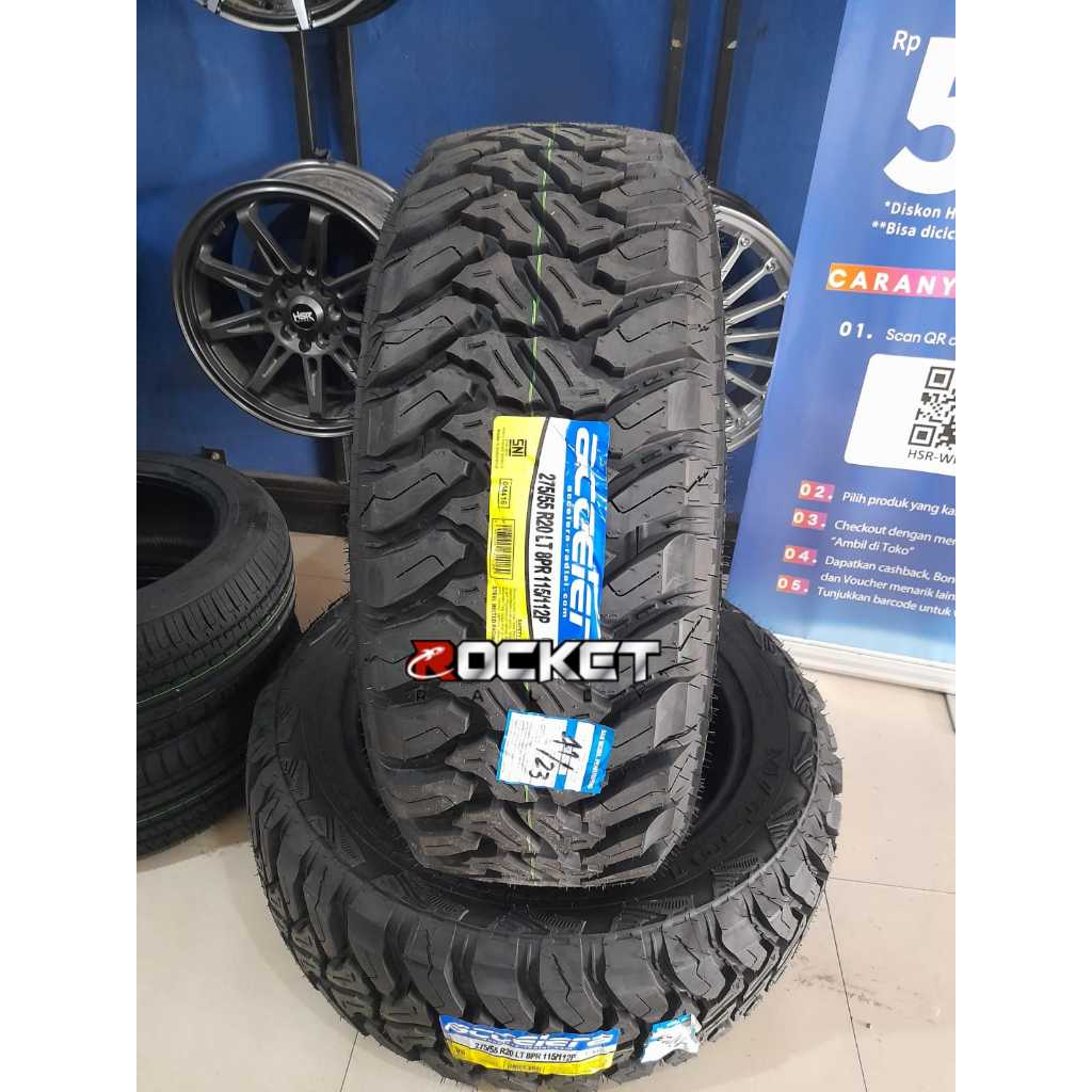 Jual Jual Ban Mobil Offforad Merk ACCELERA M/T-01 Ukuran 275/55 Ring 20 ...