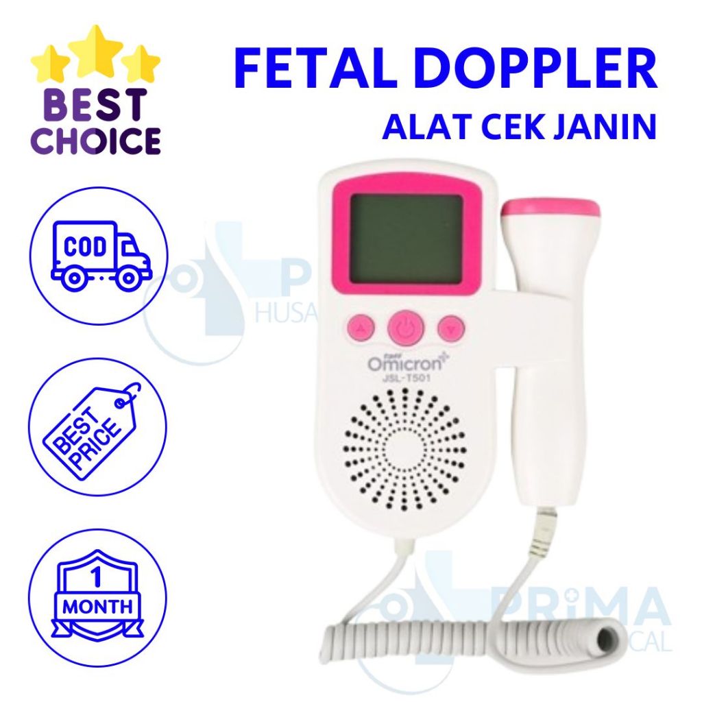 Jual Fetal Doppler Pendetaksi Detak Jantung Janin + FREE Gel Ultrasound ...