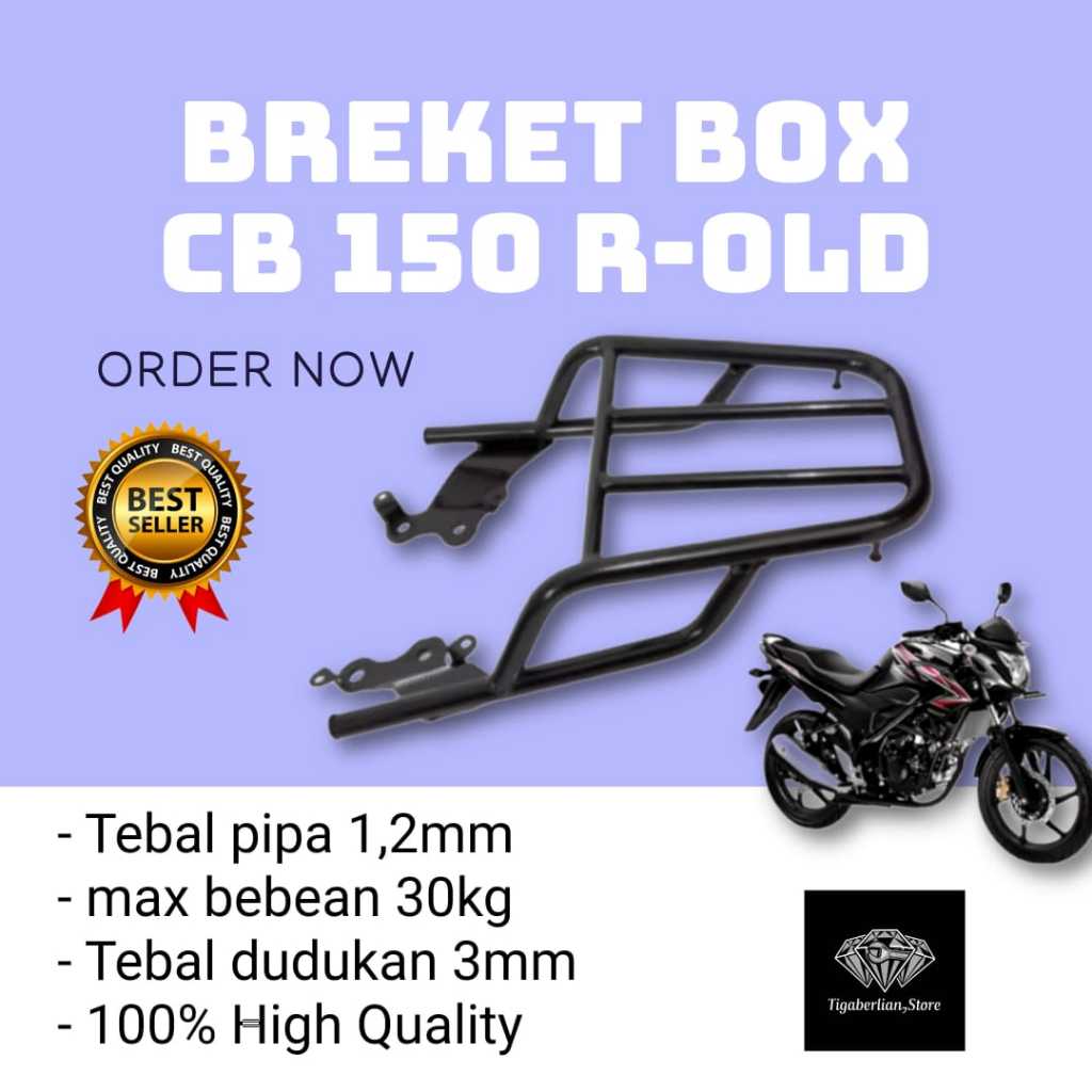 Jual Breket Bracket Behel Braket Begel Box Jok Motor Honda CB 150 R Old ...