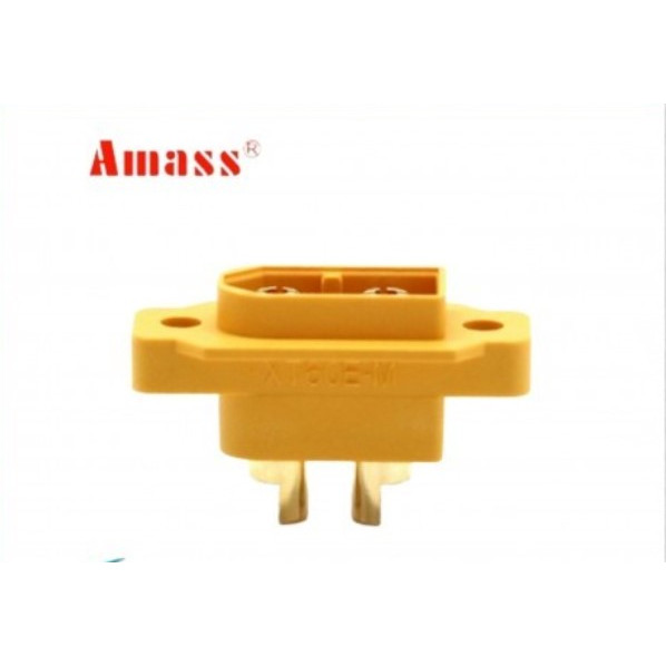Jual Connector XT60 Konektor AMASS XT60E-M Mountable XT60E MALE PLUG | Shopee Indonesia