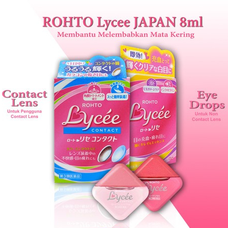 Jual Rohto Lycee Eye Drop For Contact Lens & Non-Contact Lens - Cairan ...