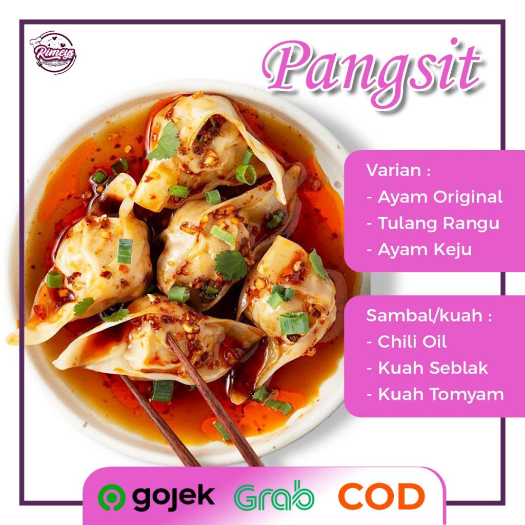 Jual pangsit ayam frozen chili oil isi 10 | Shopee Indonesia