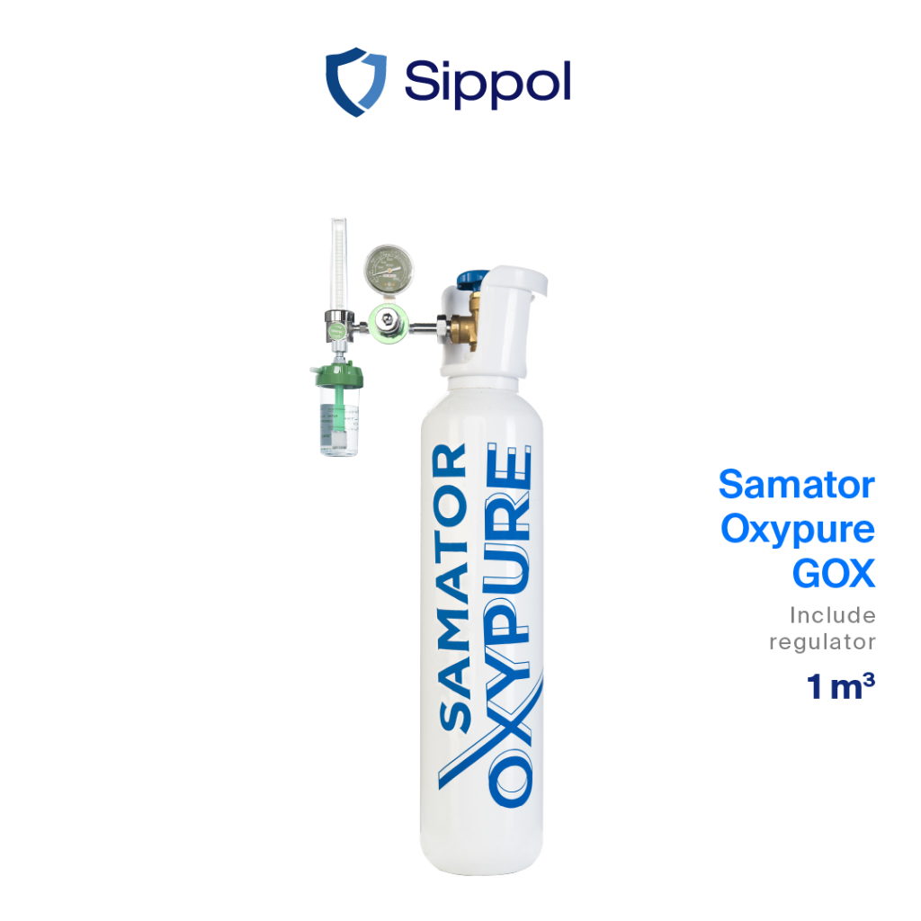 Jual Samator Oxypure GOX 1 m3 [Include Regulator] | Shopee Indonesia