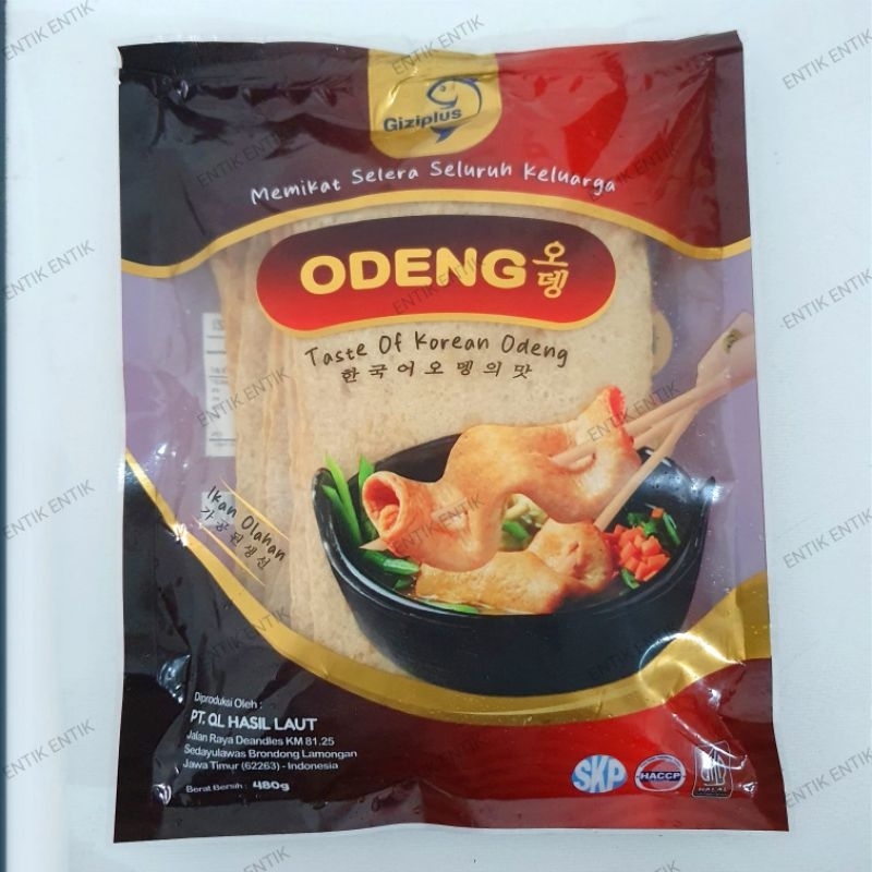 Jual Giziplus Odeng Lebar Korean Gizi Plus 480gr (10Lembar) / Frozen ...