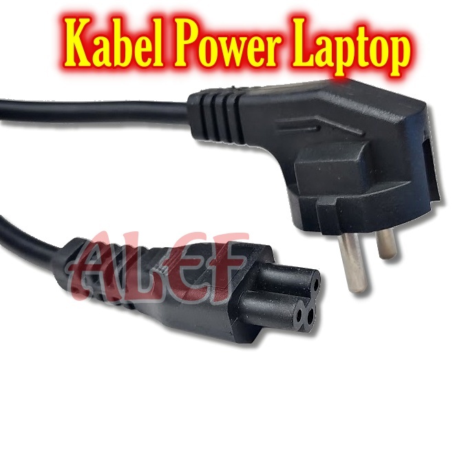 Jual Kabel Power laptop 3 pin charger adaptor | Shopee Indonesia