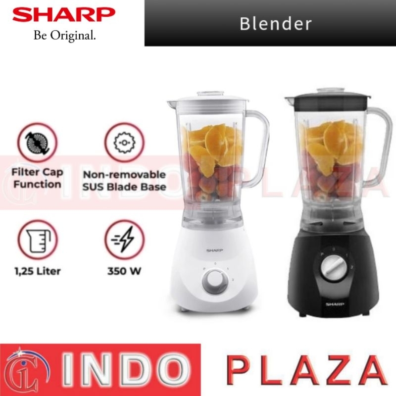 Jual BLENDER SHARP EM-120WH / EM-121BK 1.25 Liter 350 Watt (MEDAN ...