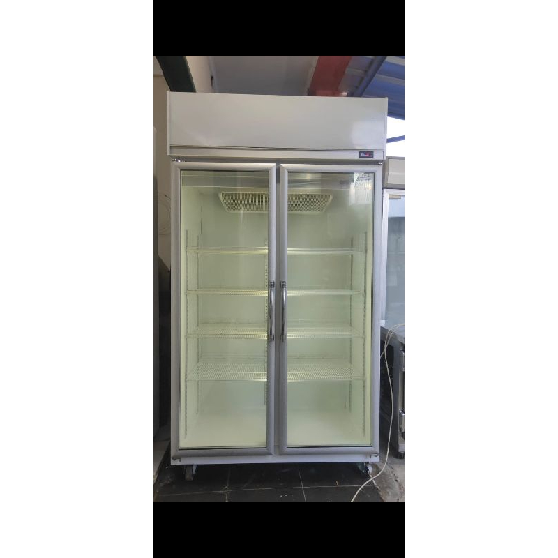 Jual SECOND/BEKAS SHOWCASE 2 PINTU GEA 1000TH | Shopee Indonesia