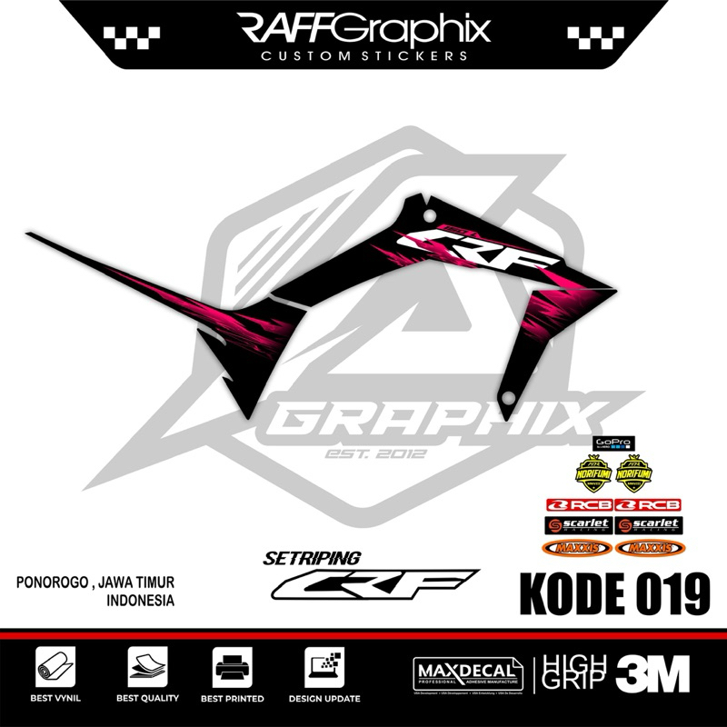 Jual Striping crf KODE 019 -sticker sticker sticker-sticker crf-crf 150 ...