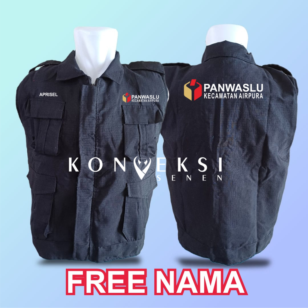 Jual Rompi Panwaslu rompi PKD rompi BAWASLU rompi PANWASCAM | Shopee ...