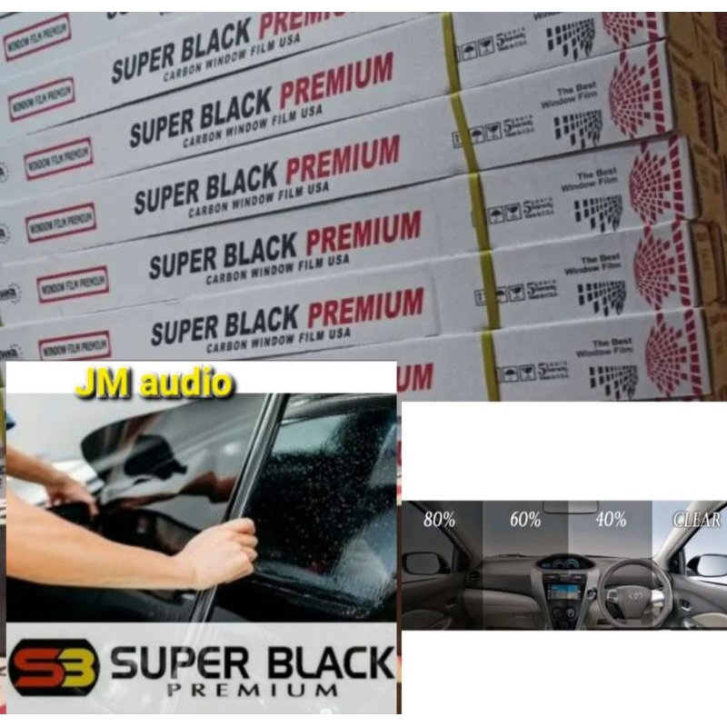 Jual Kaca Film SUPER BLACK PREMIUM Hitam Anti Gores,Mobil/Gedung (The ...